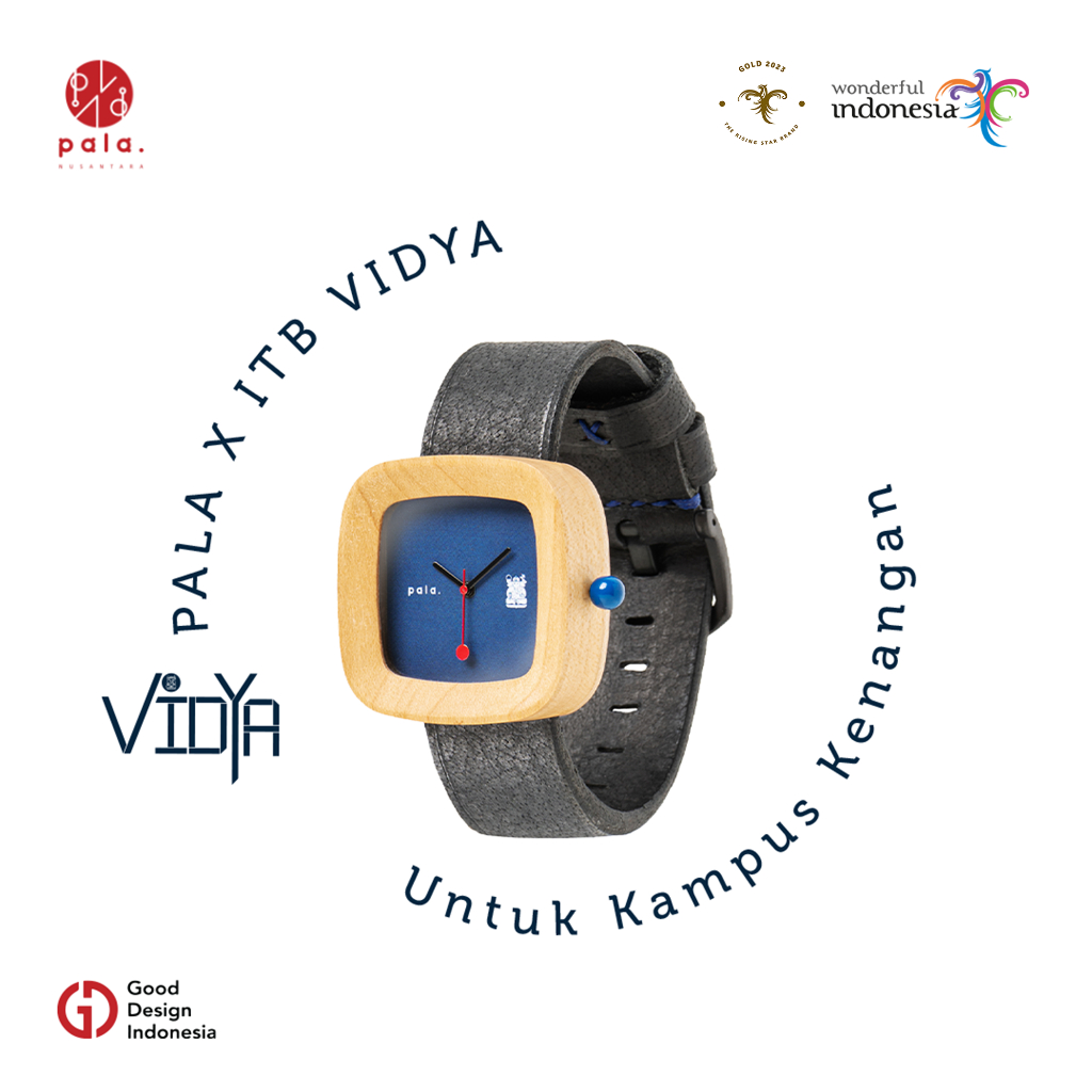 Jual PALA X ITB Vidya Collaboration Jam Tangan Kayu Nusantara Unisex ...