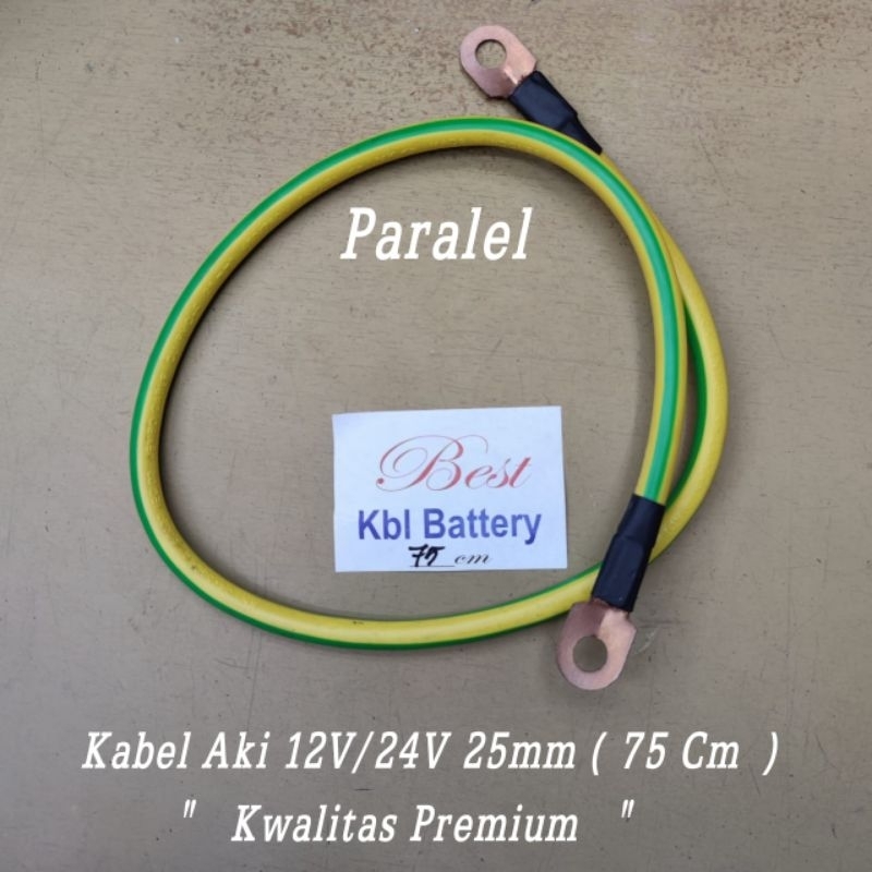 Jual KABEL AKI ACCU MOBIL 12V/24V 25MM 75CM KWALITAS PREMIUM " BEST " | Shopee Indonesia