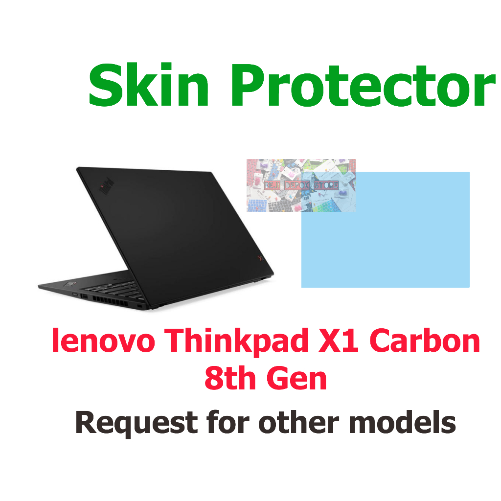 Jual Lenovo Thinkpad X1 Carbon 8th Gen Skin Guard Garskin Protector ...