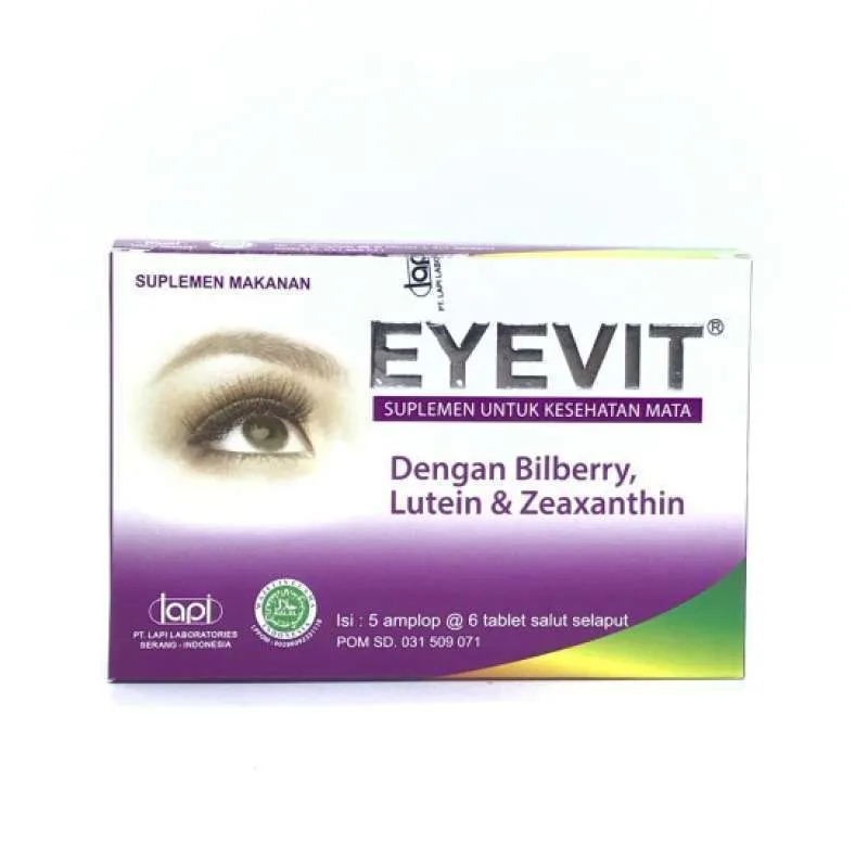 Jual Eyevit 1 Box Isi 30 Tablet | Shopee Indonesia