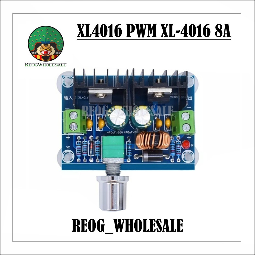 Jual XH-M401 DC Step Down 8A 200W Buck Converter XL4016 PWM XL-4016 | Shopee Indonesia