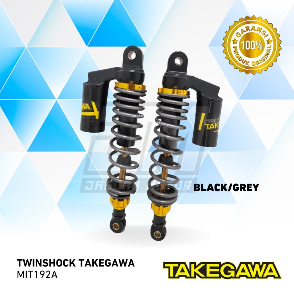 Jual SHOCK TABUNG TAKEGAWA MIT192A BLACK GREY | Shopee Indonesia