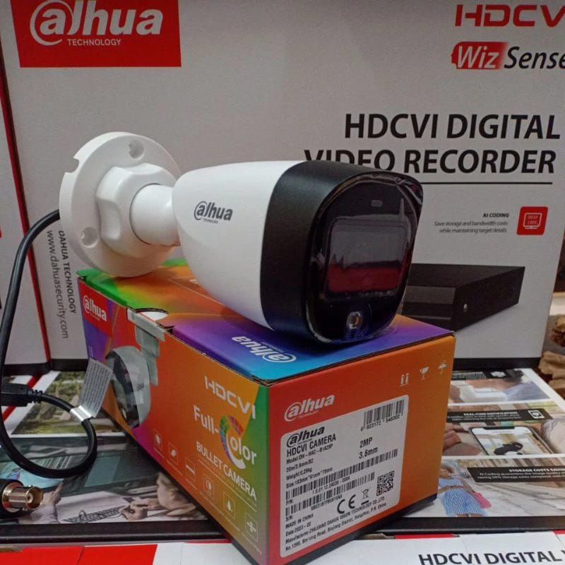 Jual Kamera CCTV Dahua COLORVU / FULL COLOR 2MP (DH-HAC-B1A29P) CCTV ...