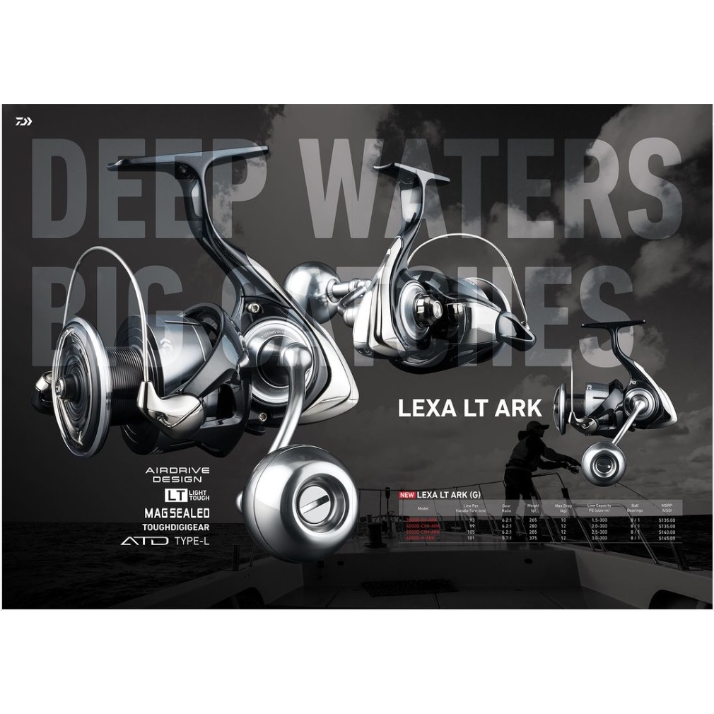 Jual Daiwa 2023 Lexa LT ARK Spinning Reel Pancing | Shopee Indonesia
