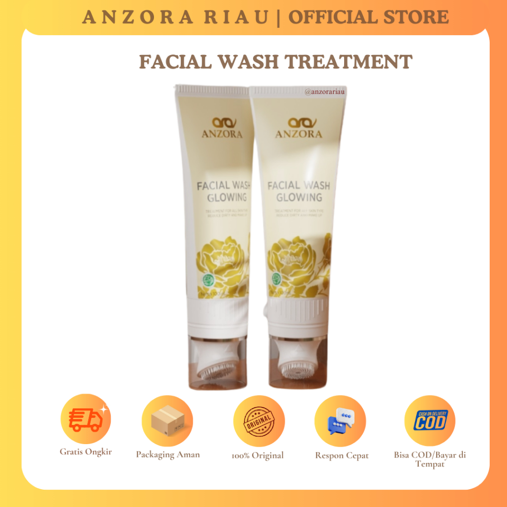 Jual FACIAL WASH TREATMENT | SKINCARE ANZORA BPOM | Shopee Indonesia