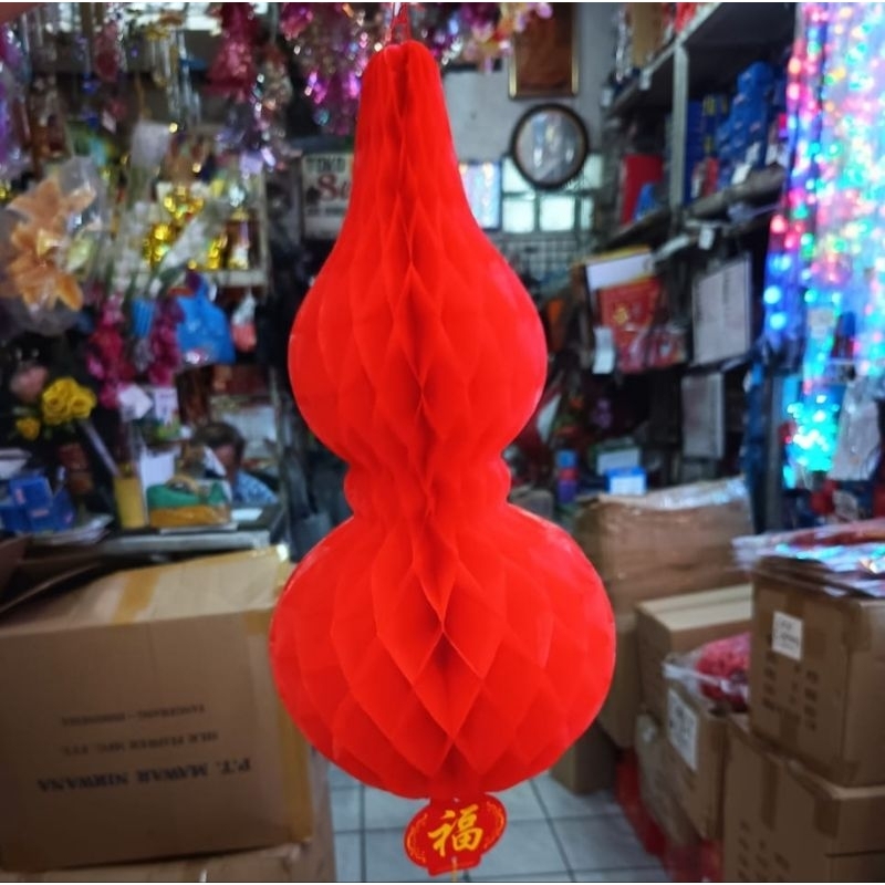 Jual GANTUNGAN HIASAN HOKI LIPAT XIOLO LABU LAMPION IMLEK GONG XI ...
