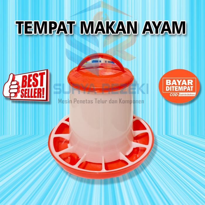 Jual tempat pakan ayam 1 kg feeder pakan ayam | Shopee Indonesia