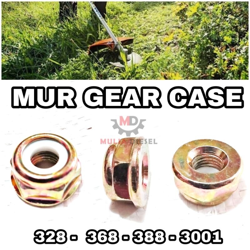 Jual Baut Mur Kepala Pisau Rumput Model Mur BC 328 Gear Case | Shopee ...