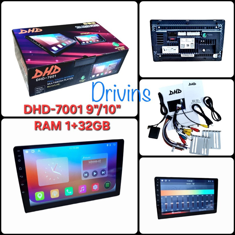 Jual HEAD UNIT DOUBLE DIN ANDROID DHD-7001 9" INCH & 10" INCH UNIVERSAL ...
