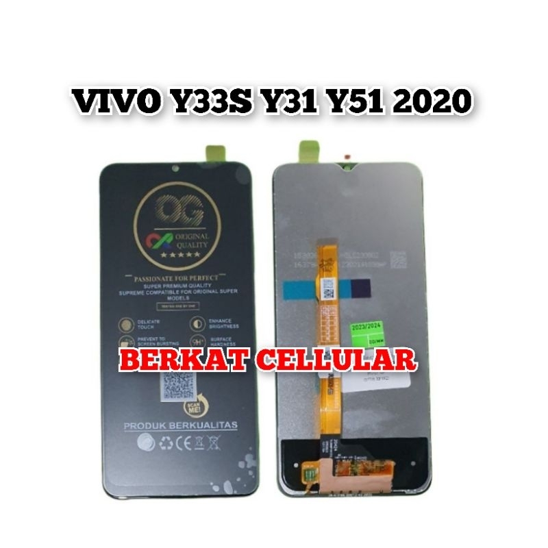 Jual LCD VIVO Y33S ORIGINAL PREMIUM OG FULL SET | Shopee Indonesia