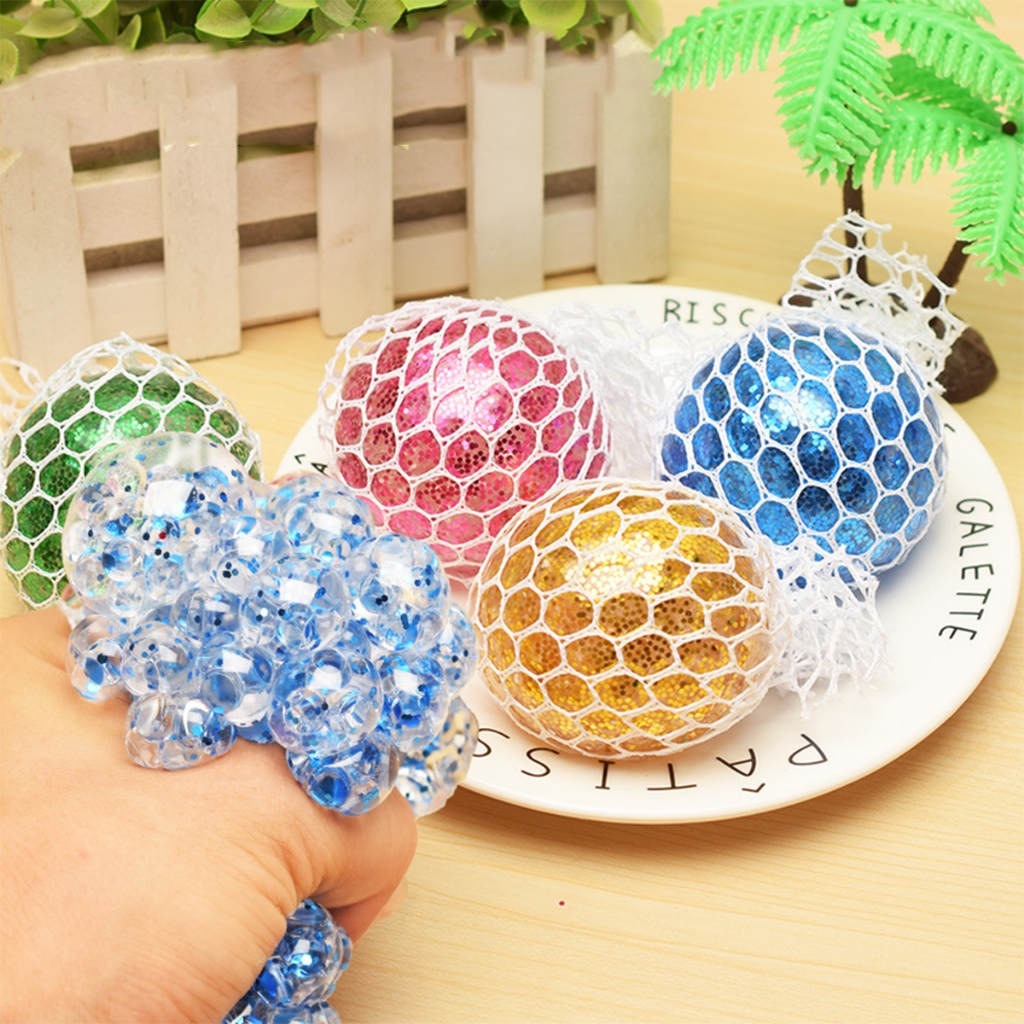 Jual Mainan Squishy Mesh Ball Fidget Anti Stress Viral New Squishy Vent ...