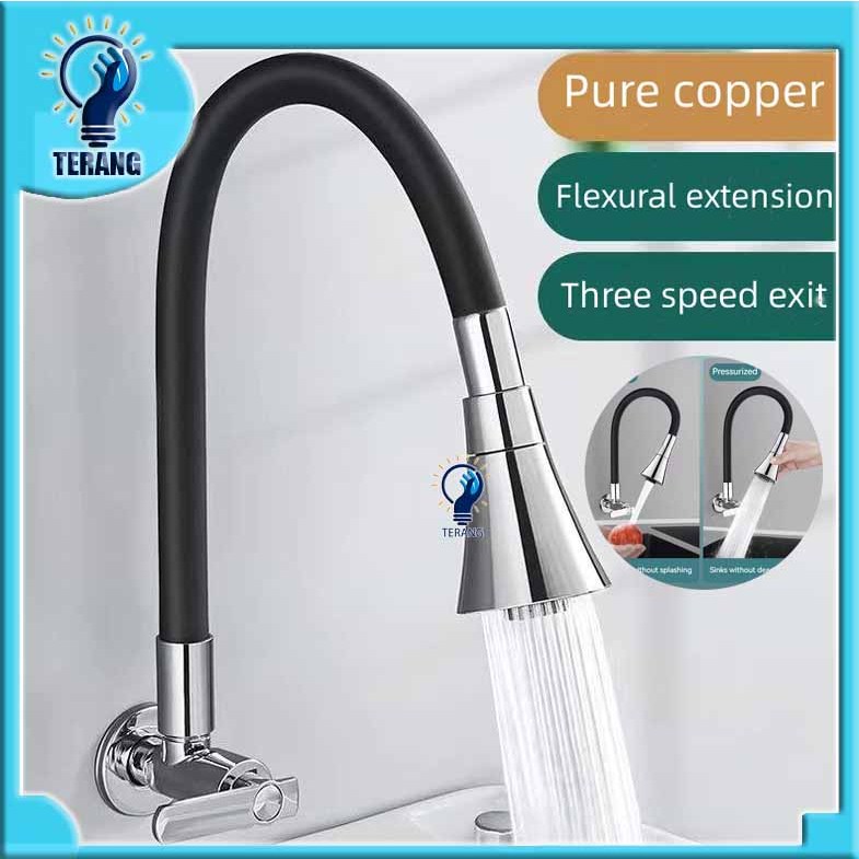 Jual SUS 304 Stainless Kran Serbaguna Kran Angsa Cuci Piring Dapur ...