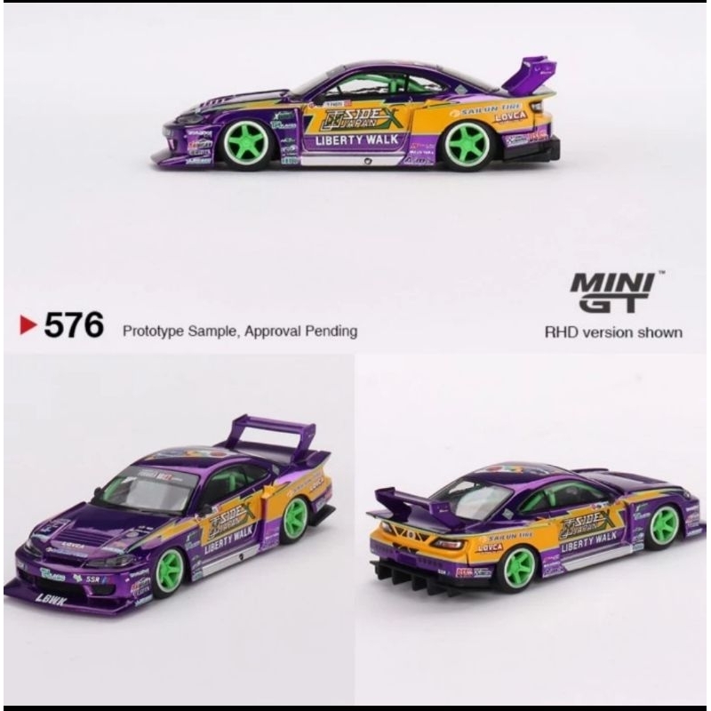 Jual Mini GT 576 - LB-Super Silhouette Nissan S15 SILVIA #555 | 2022 ...