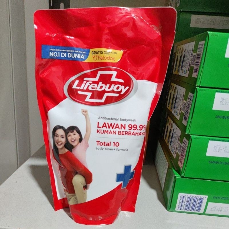 Jual Lifebuoy 825 ml total 10 merah | Shopee Indonesia