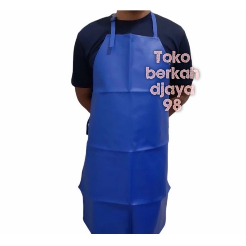 Jual APRON CELEMEK PVC WATERPROOF READY BANYAK WARNA UKURAN 110CM ...