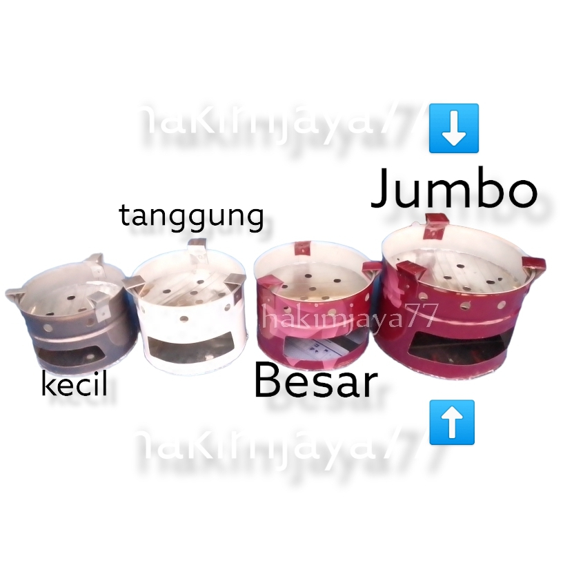 Jual Kompor Arang Ukuran Kecil , Tanggung , Besar dan Jumbo / Tungku ...