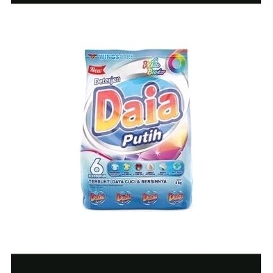 Jual daia detergent putih / violet / clean & fresh 4kg | Shopee Indonesia