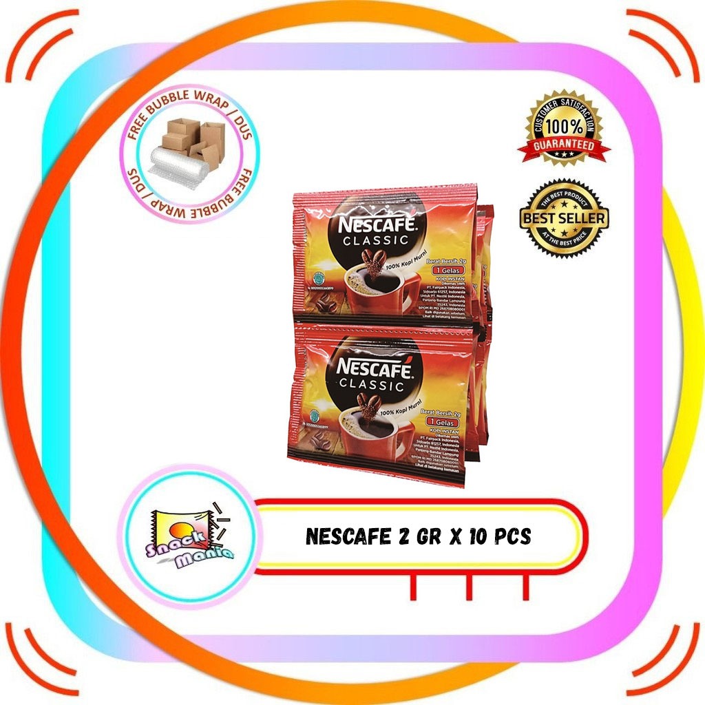 Jual NESCAFE Classic Robusta Blend ~ 10 sachets x 2 gr Dalgona Coffee ...