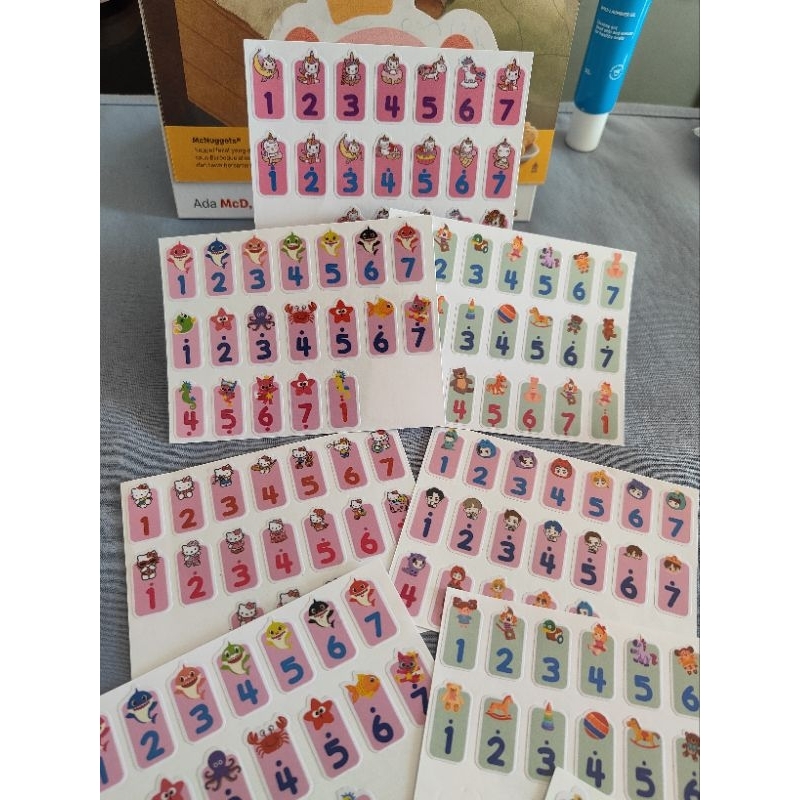 Jual STIKER TUTS PIANIKA NOT ANGKA SANRIO KUROMI CINNAMOROLL LABUBU ...
