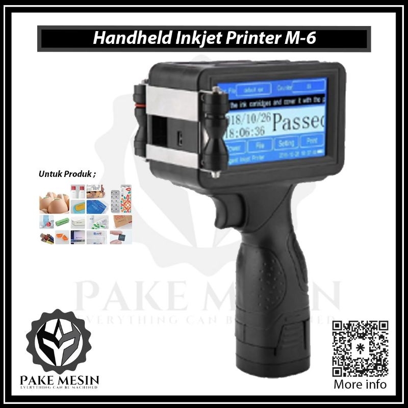 Jual Mesin Coding Portable Handheld Inkjet Printer Cetak Tanggal ...