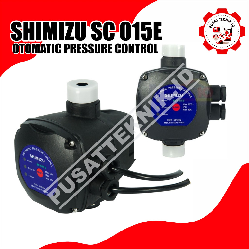 Jual SHIMIZU SC 015E OTOMATIS POMPA BOOSTER AUTOMATIC PRESSURE CONTROL SHIMIZU SC-015E | Shopee ...