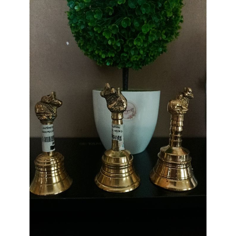 Jual Alat sembahyang lonceng nandi kuningan /brass bell | Shopee Indonesia