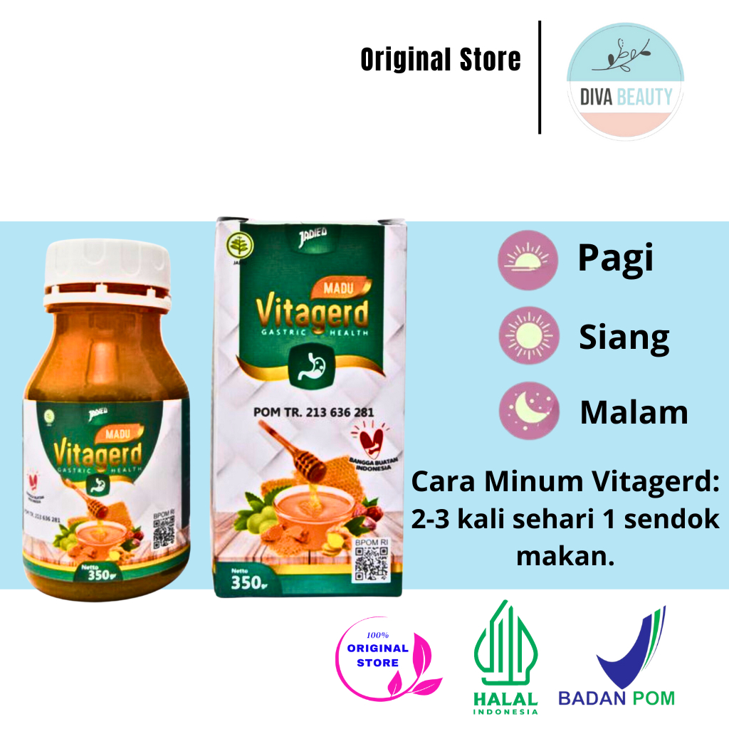 Jual Vitager - Madu Vitagerd Original Herbal Asam Lambung Gerd Asli ...