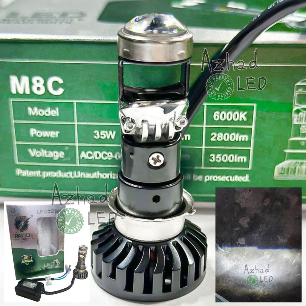 Jual Lampu LED Mini Projie RTD M8C 35 Watt ACDC 9~60V Soket Universal ...
