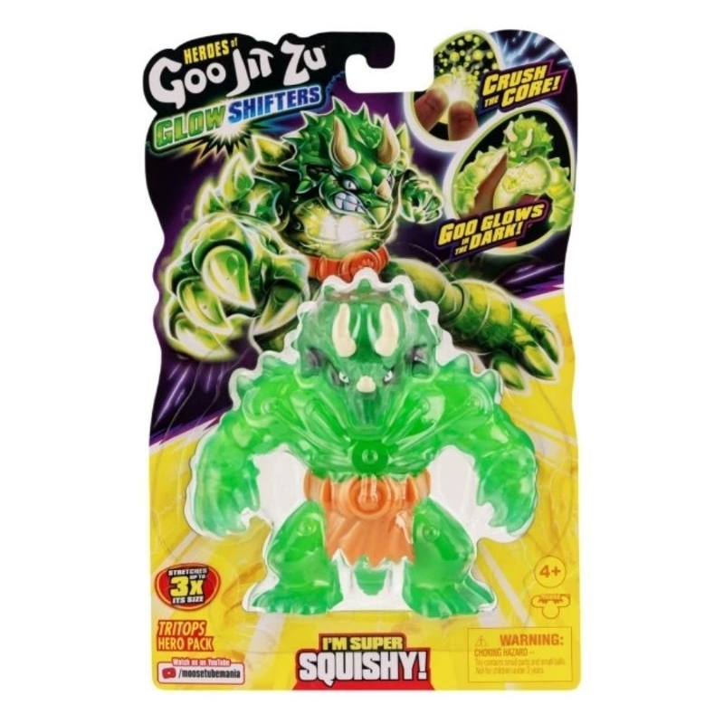 Jual heroes of Goo jit zu glow shifters hero pack tritops glows in the dark original | Shopee ...