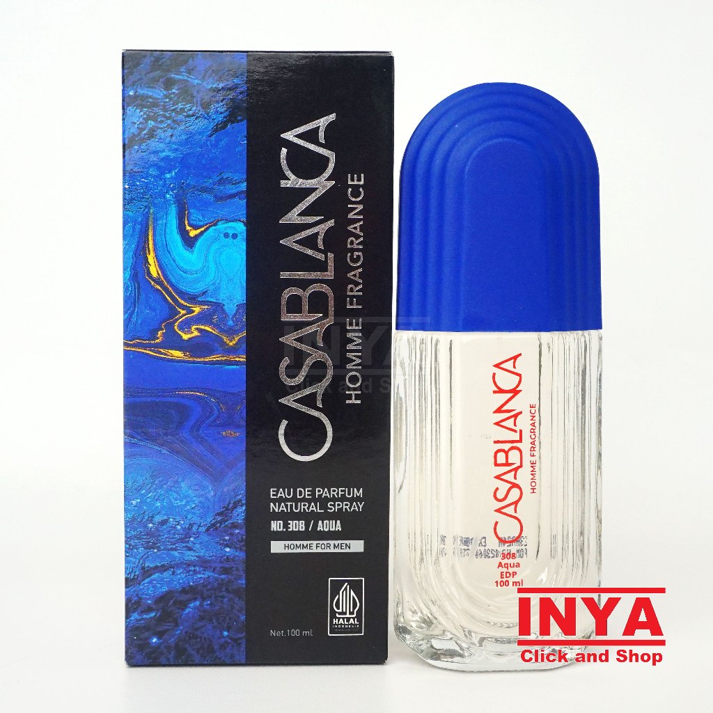 Jual Casablanca 308 Aqua Homme Fragrance Natural Spray 100ml - Eau De ...