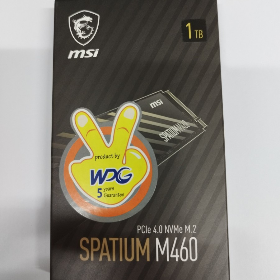 Jual SSD MSI SPATIUM M460 1 TB PCIe 4.0 M.2 NVME GEN4X4 | Shopee Indonesia