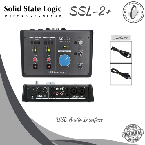Jual Solid State Logic SSL 2+ USB Audio Interface Soundcard SSL2+ | Shopee Indonesia