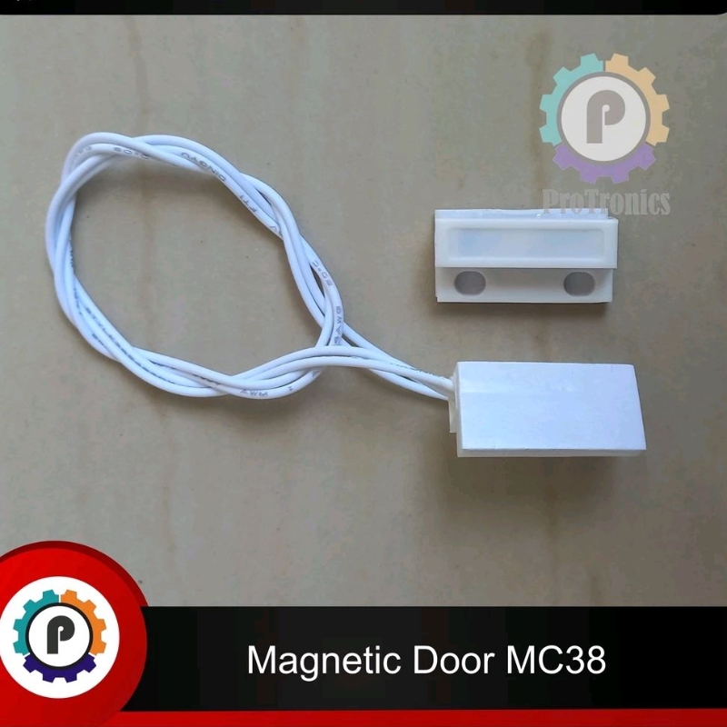 Jual Sensor Pintu Magnet MC38 MC-38 Magnetic Door Switch | Shopee Indonesia