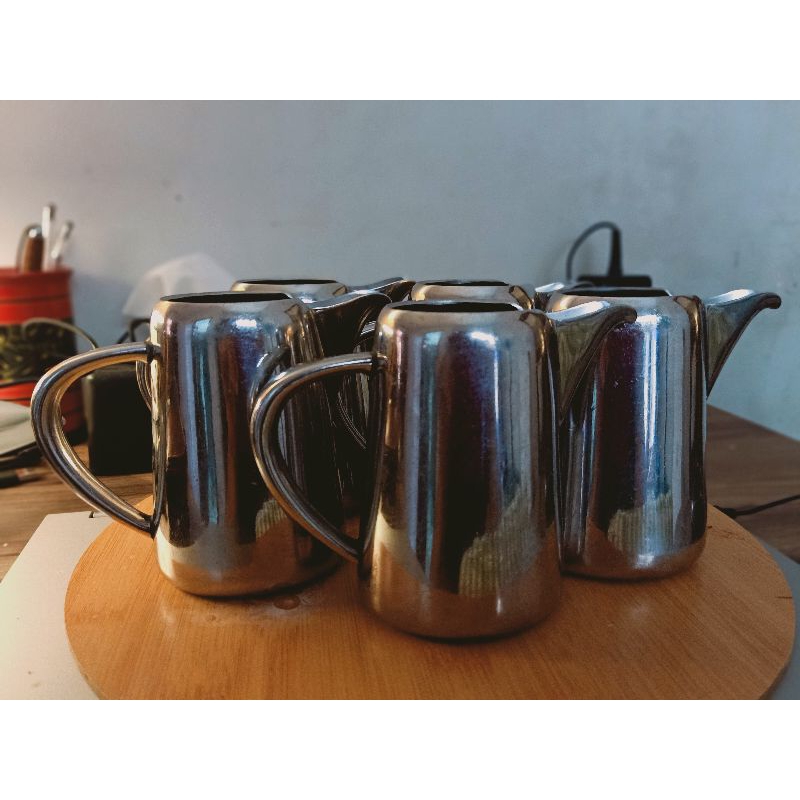 Jual Hepp Exlusiv Germany Stainless steel milk jug ±200ml ex hotel *5 ...
