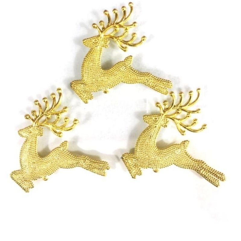 Jual Christmas Rusa Emas Topper / Xmas Cake Topper Rusa | Shopee Indonesia