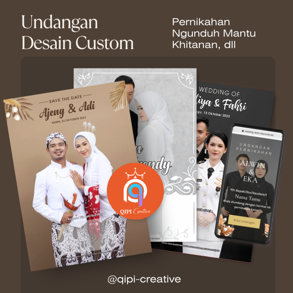 Jual Undangan Pernikahan Custom Murah Foto (ART CARTON) | Shopee Indonesia