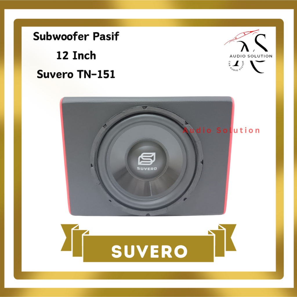 Jual Subwoofer Pasif Mobil 12 Inch Suvero TN-151 Double Coil + Box Mdf ...