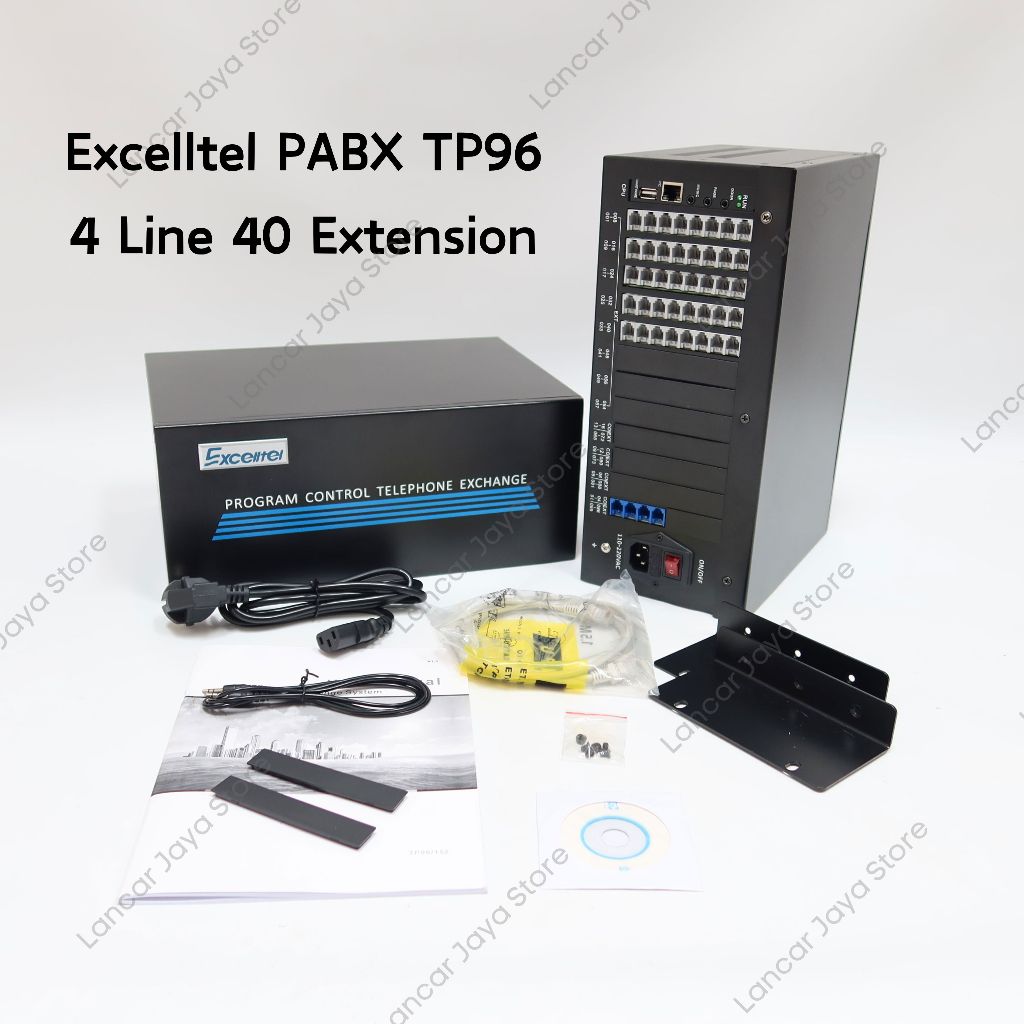 Jual PABX Excelltel TP96 4 CO - 40 extension Excelltel PABX TP-96 Pbx ...