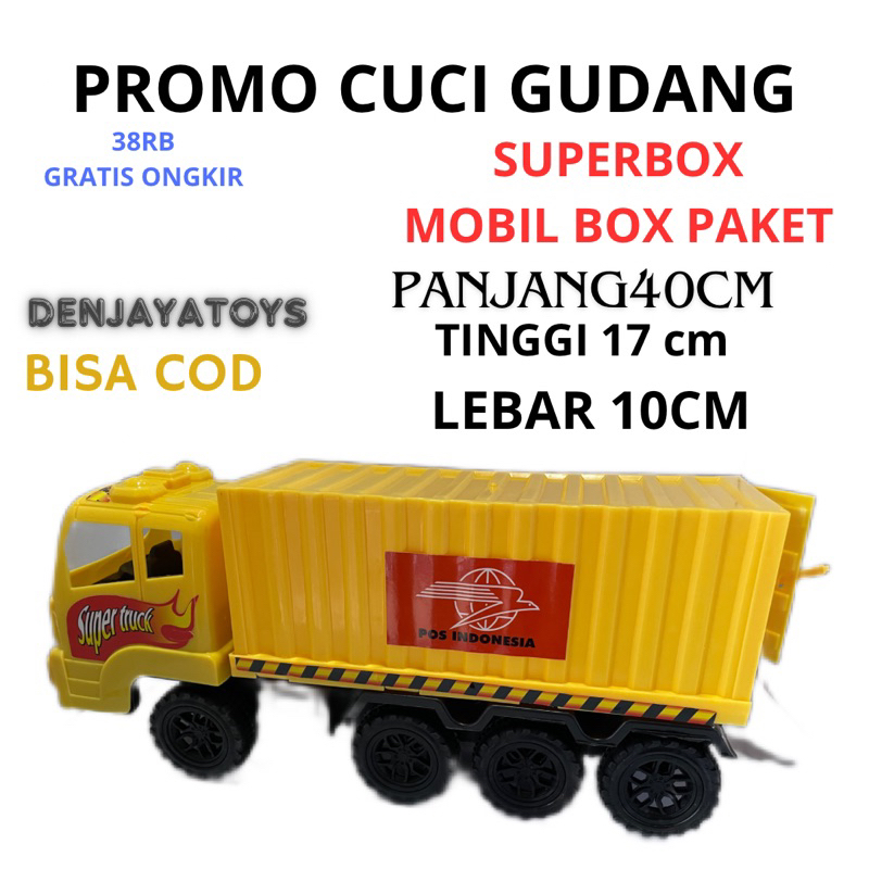 Jual PROMO ( BISA COD ) MOBIL SUPERBOX MOBIL EXPEDISI PAKET BISA BUKA ...