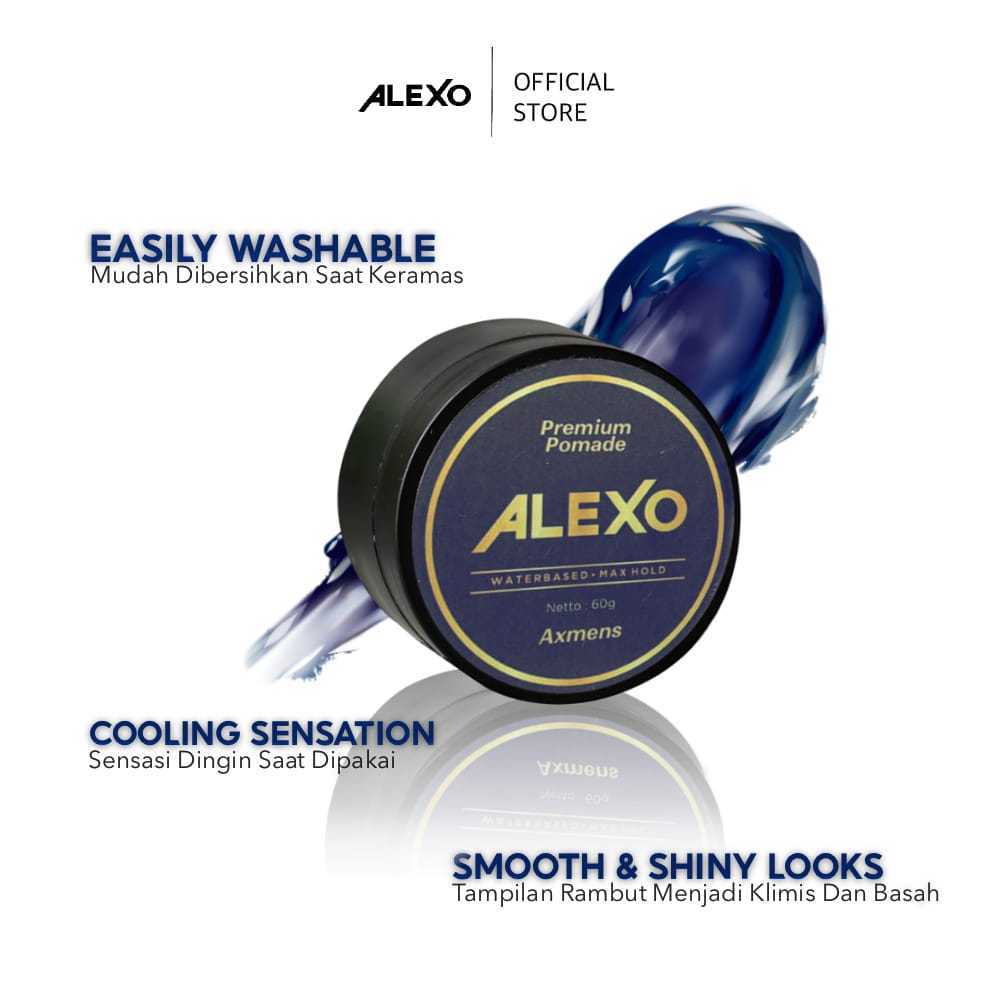 Jual Alexo Premium Pomade Rambut - Men's Hairstyling Pomade Water Based ...