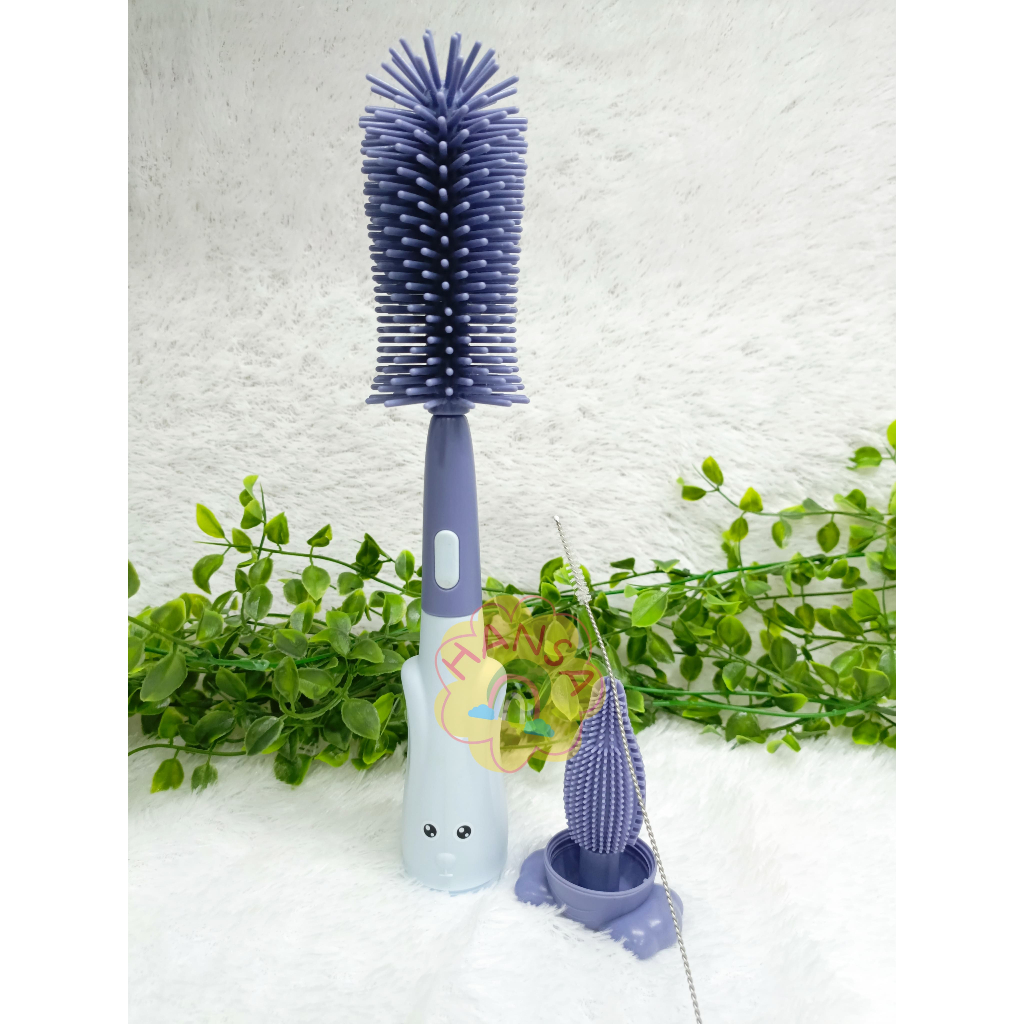 Jual Sikat Botol Set 3 in 1 Sikat Cuci Botol Bayi Silicon Portable ...