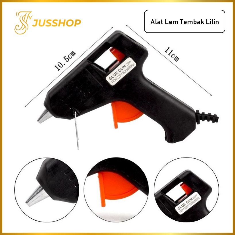 Jual Alat Lem Tembak Glue Gun Stick Hot Melt Alat Lem Lilin Tembak ...