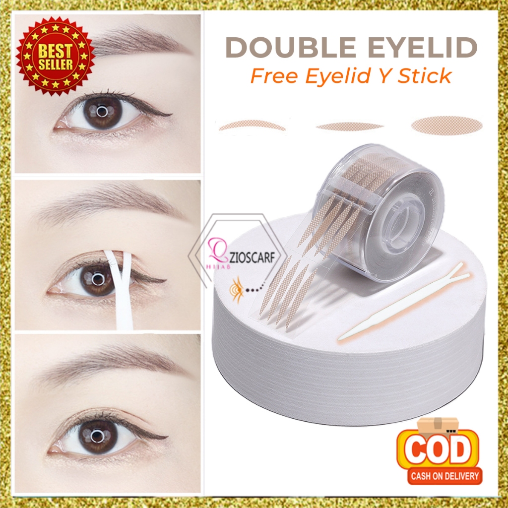 Jual Skot Mata Jaring Eyelid Tape Transparan Stiker Kelopak Lipatan ...
