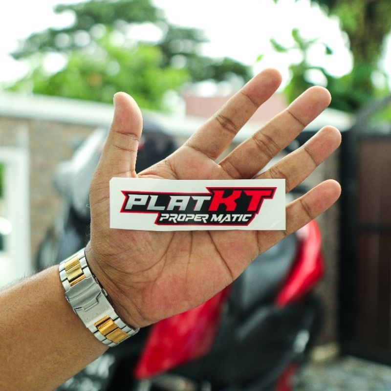 Jual STIKER PLAT KT PROPER MATIC RACING MOTOR | Shopee Indonesia