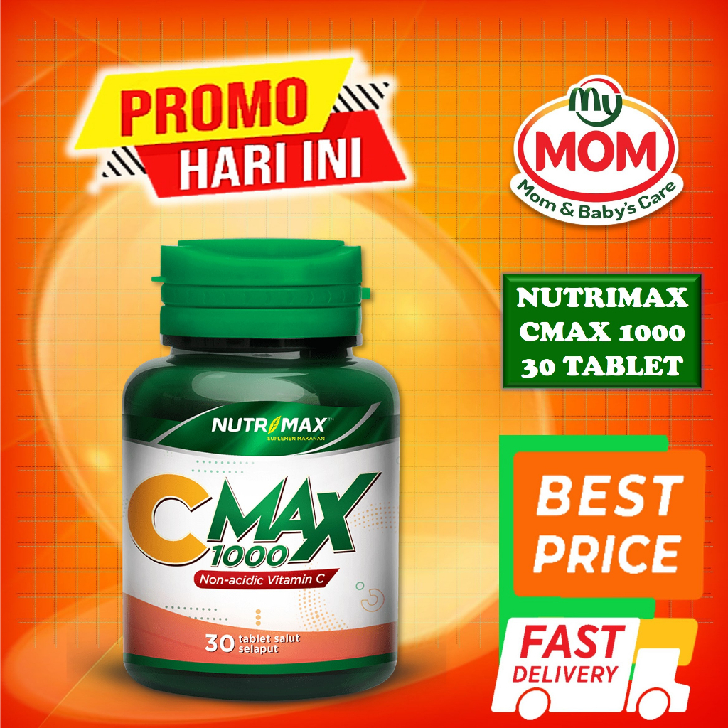 Jual NUTRIMAX C Max 1000 Mg Isi 30 Tablet | Vitamin C | Cmax 1000Mg ...
