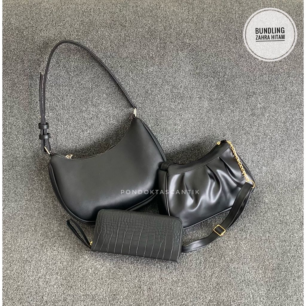 Jual Tas Paket Zahra Shoulder Bag Tote Bag | Shopee Indonesia