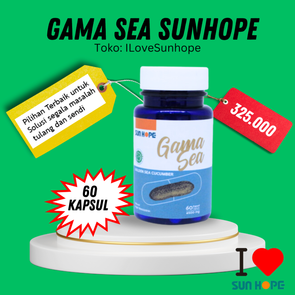 Jual [BISA COD] BEST SELLER GAMASEA SUNHOPE Ekstrak Gamat Emas Solusi ...