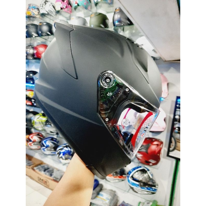 Jual HELM KYT STRIKER NEW MOTIF AF37 REPLICA MOTO GP WHITE BLACK ...