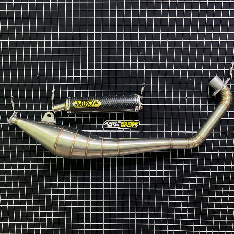 Jual Knalpot Satria 2tak Arrow Carbon Stainles Model Standar Samping ...
