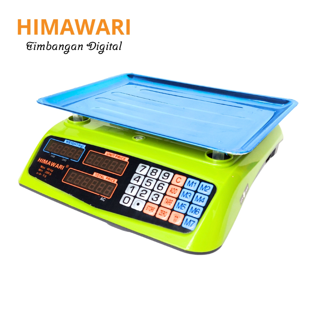 Jual Timbangan Digital Double Display Himawari 40 KG Timbangan Loundry ...